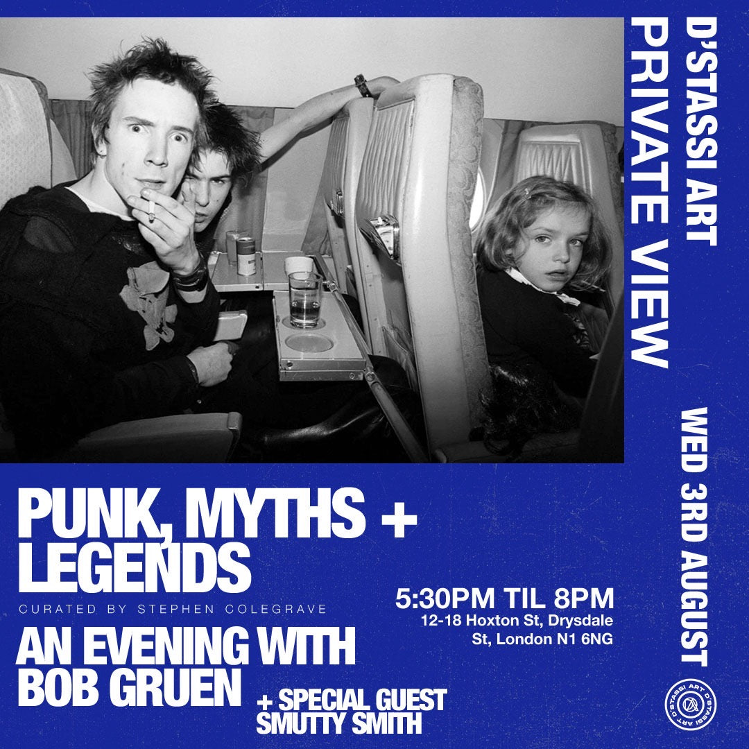 'PUNK, MYTHS + LEGENDS' - THE PRIVATE VIEW – D'Stassi Art